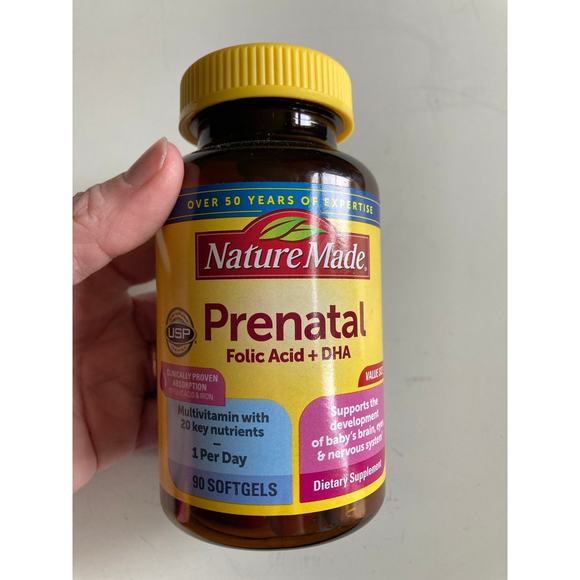 nature made | Other | Nature Made Prenatal With Folic Acid Dha Prenatal ...